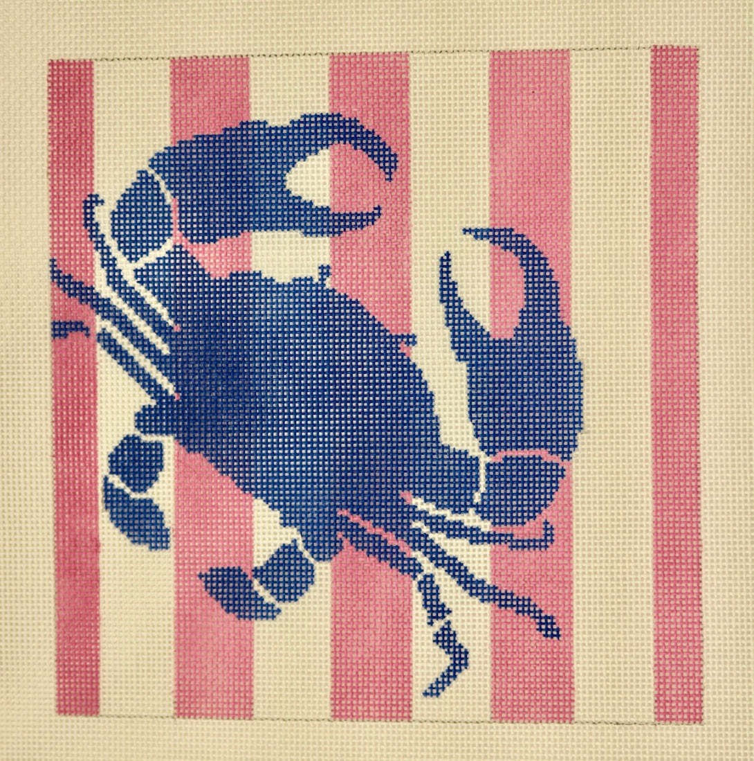 Crab Stencil – Seaside Needlepoint