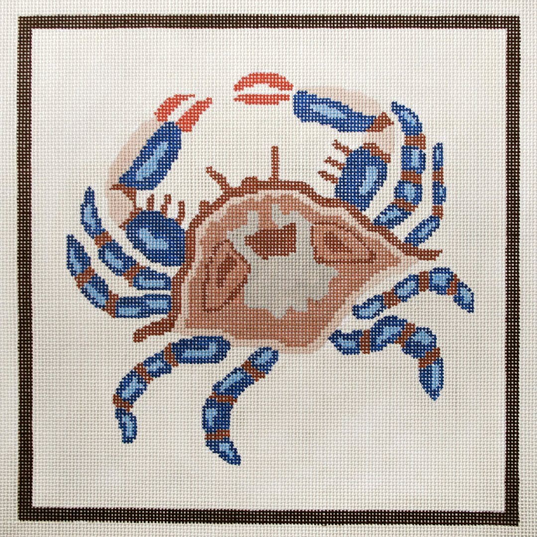 Blue Crab – Seaside Needlepoint