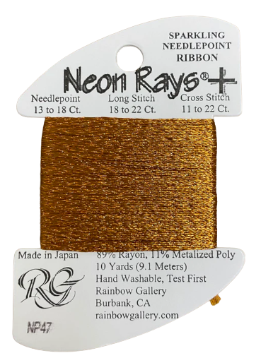 Neon Rays Plus | NP047 Honey Gold – Seaside Needlepoint