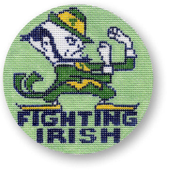 Fighting Irish Round – Seaside Needlepoint