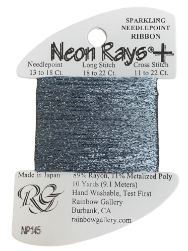 Neon Rays Plus | NP145 Light French Blue – Seaside Needlepoint