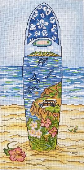 MAUI SURF BOARD – Seaside Needlepoint