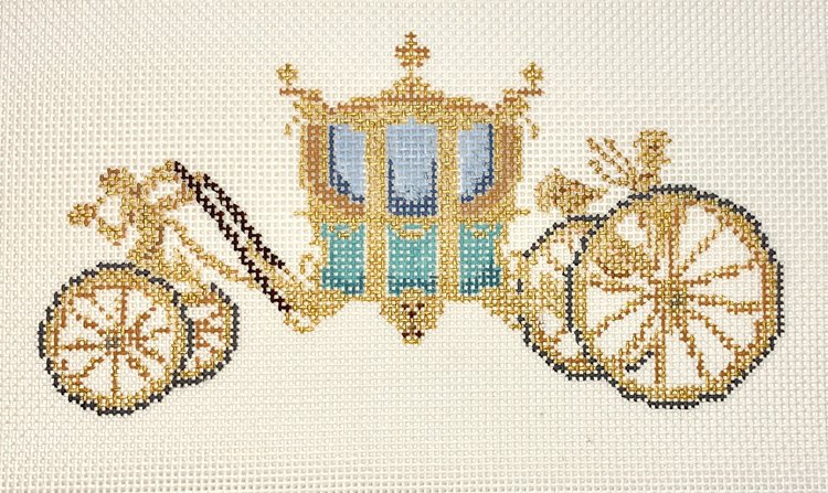 Gold State Coach – Seaside Needlepoint
