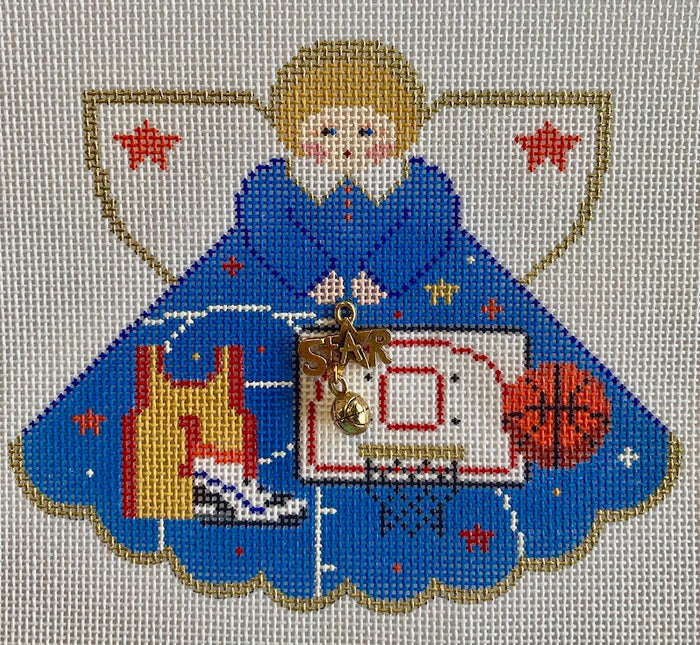 Basketball Angel – Seaside Needlepoint
