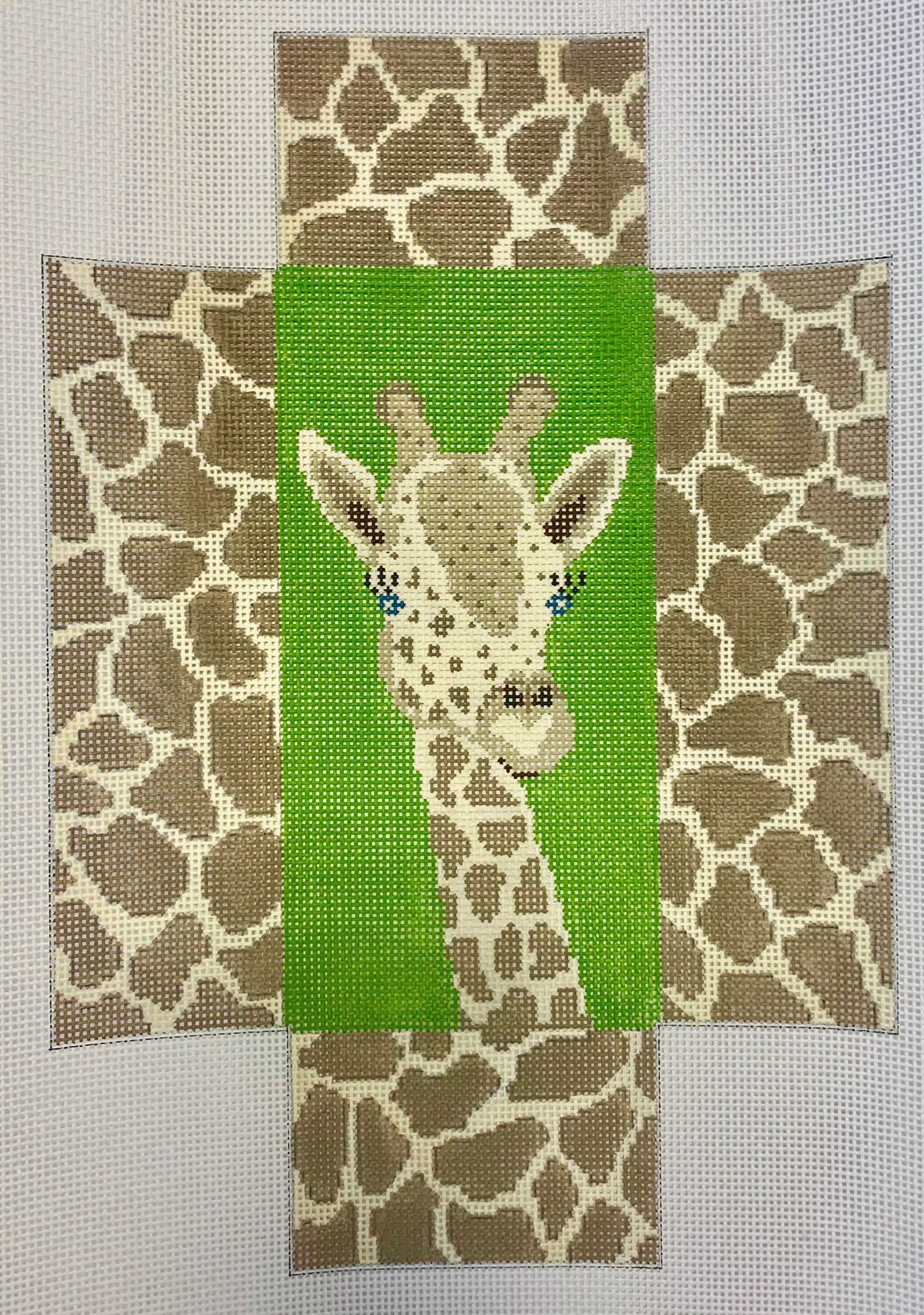 Giraffe Brick – Seaside Needlepoint