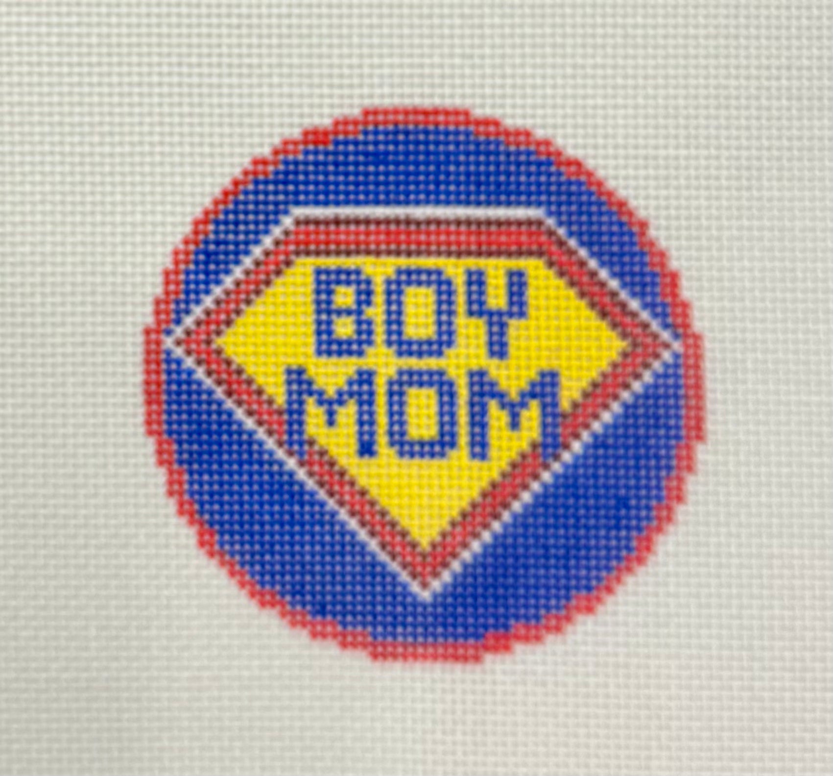 Boy Mom Merit Badge – Seaside Needlepoint