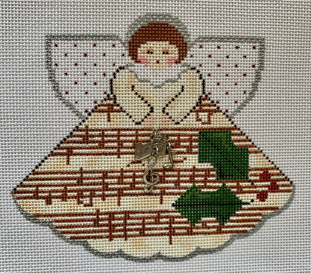 Christmas Carol Angel – Seaside Needlepoint