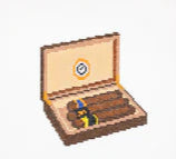 Cigar Humidor – Seaside Needlepoint