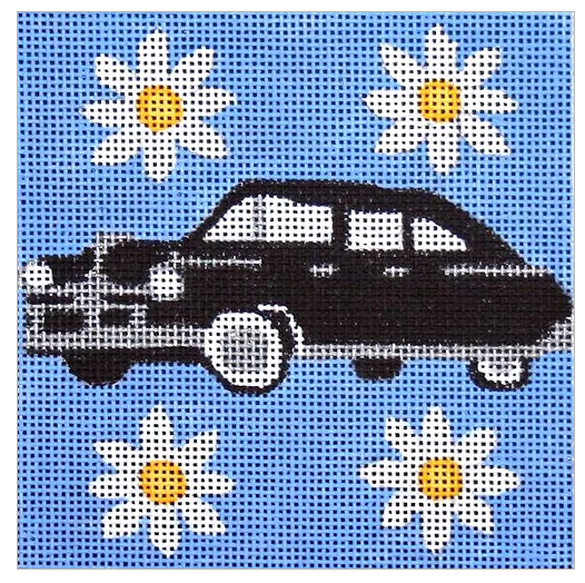 Driving Miss Daisy – Seaside Needlepoint