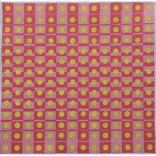 Checker Fade - Pink – Seaside Needlepoint