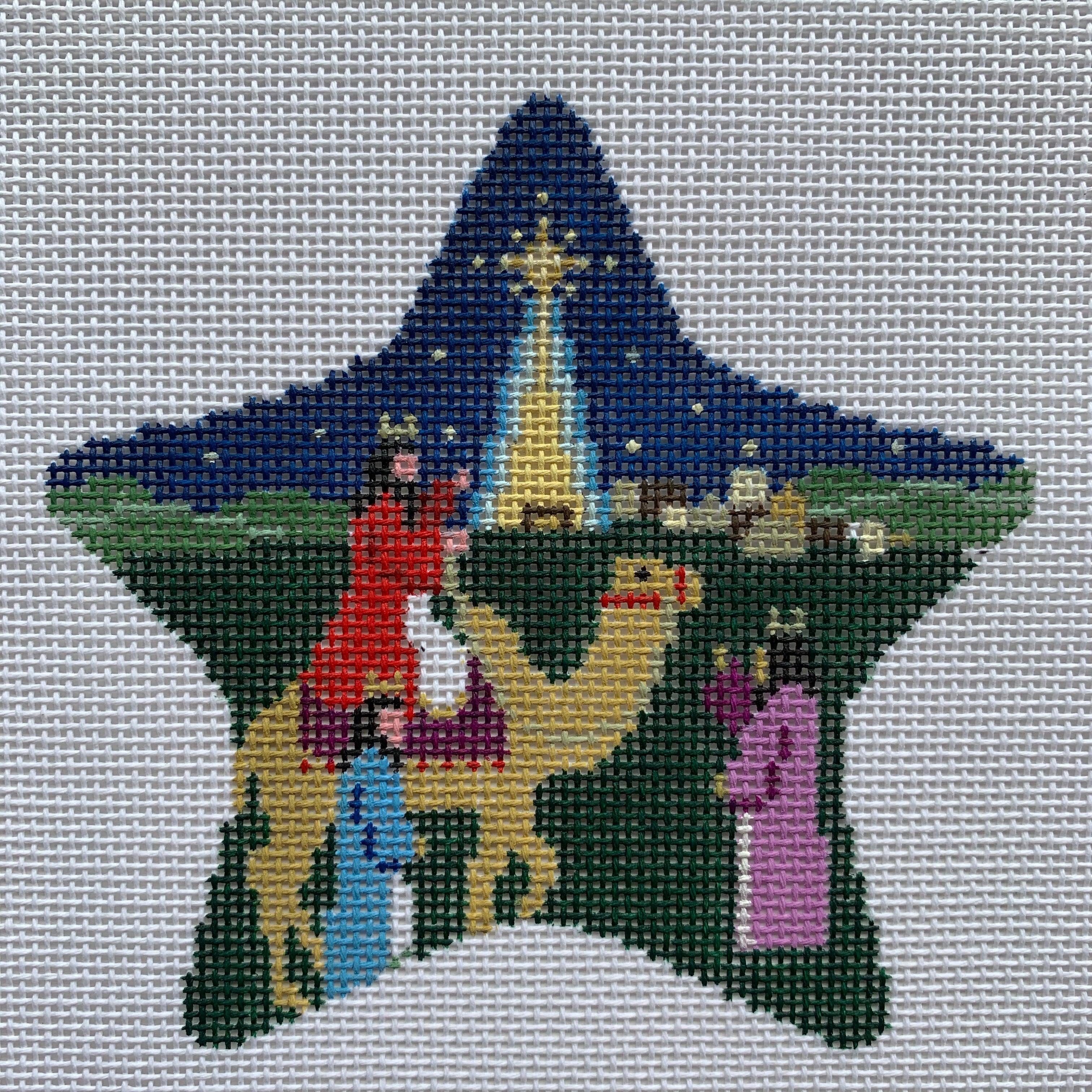 Three Kings Star – Seaside Needlepoint