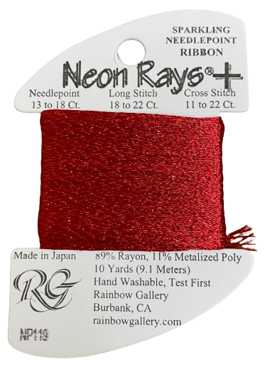 Neon Rays Plus | NP119 Candy Apple – Seaside Needlepoint