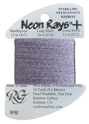Neon Rays Plus | NP098 Lite Lavender – Seaside Needlepoint