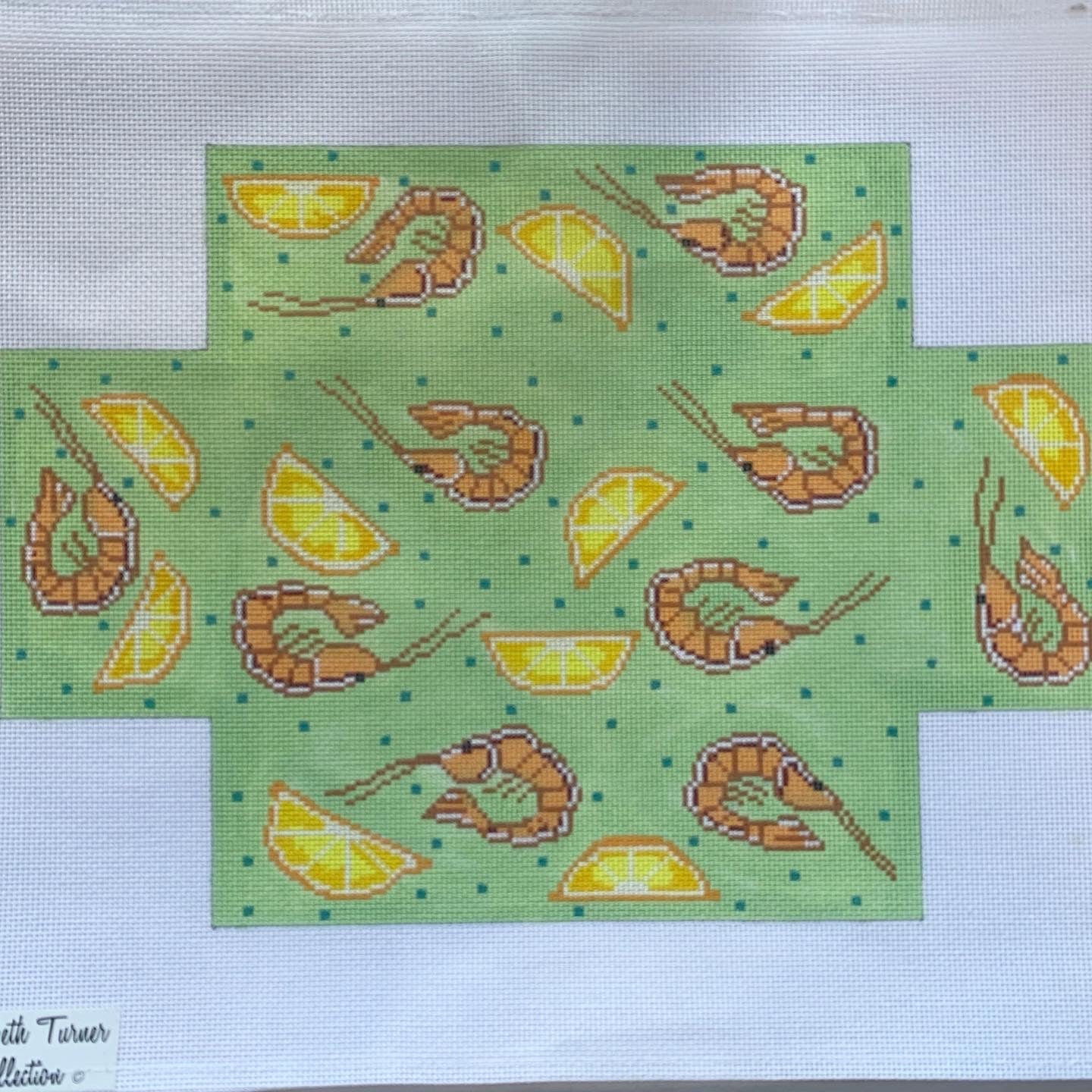 Lemony Shrimpit – Seaside Needlepoint